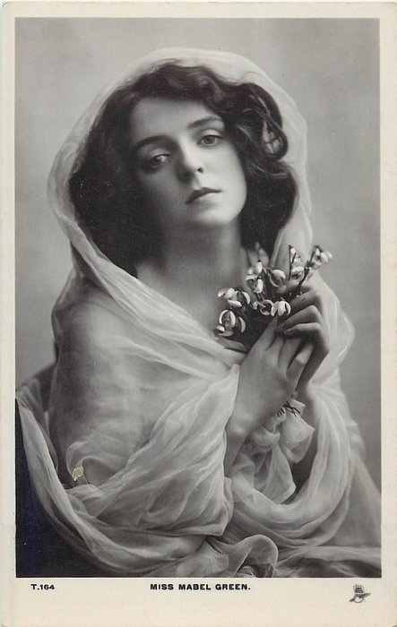 MISS MABEL GREEN - TuckDB Postcards