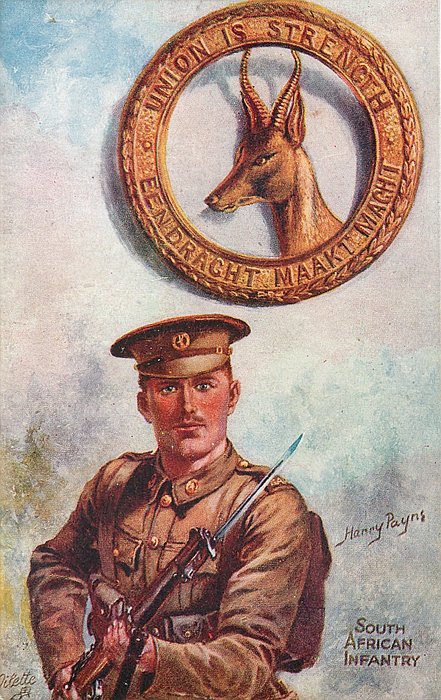 SOUTH AFRICAN INFANTRY TuckDB Postcards SOUTH AFRICAN INFANTRY TuckDB Postcards