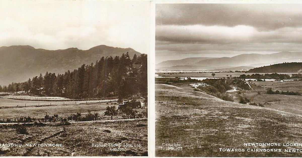Set: NEWTONMORE, REAL PHOTOGRAPH - TuckDB Postcards