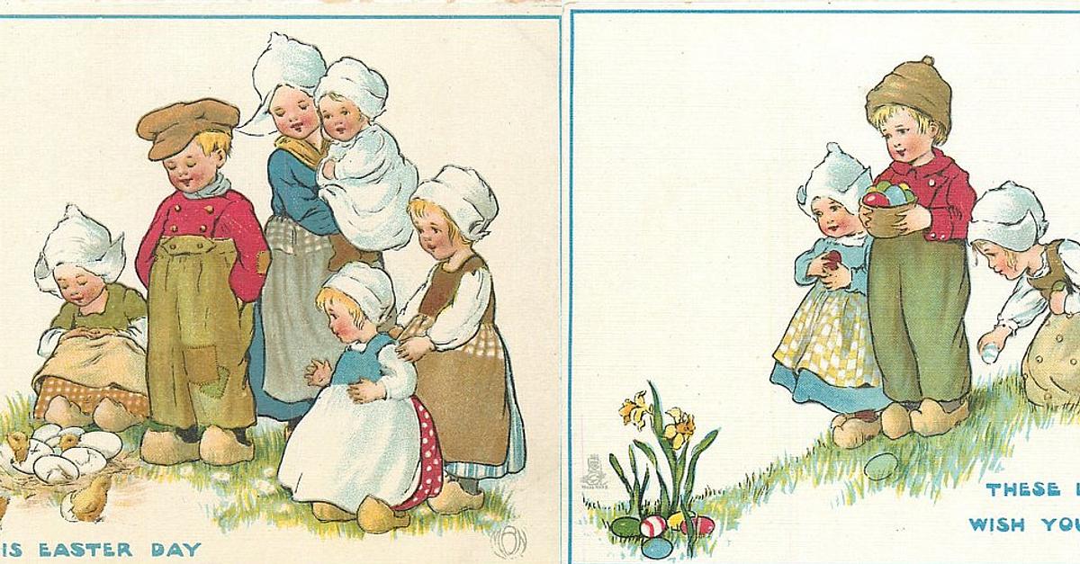 Set: DUTCH EASTER - TuckDB Postcards