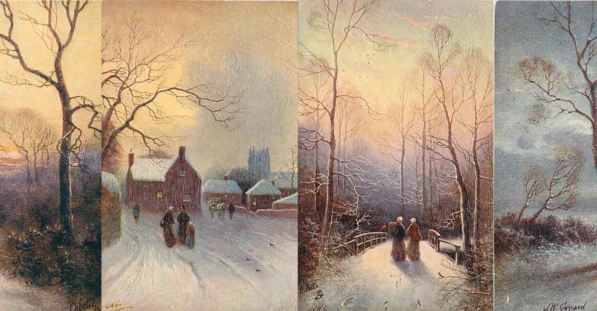 Set: WINTER'S REIGN (3309) - TuckDB Postcards