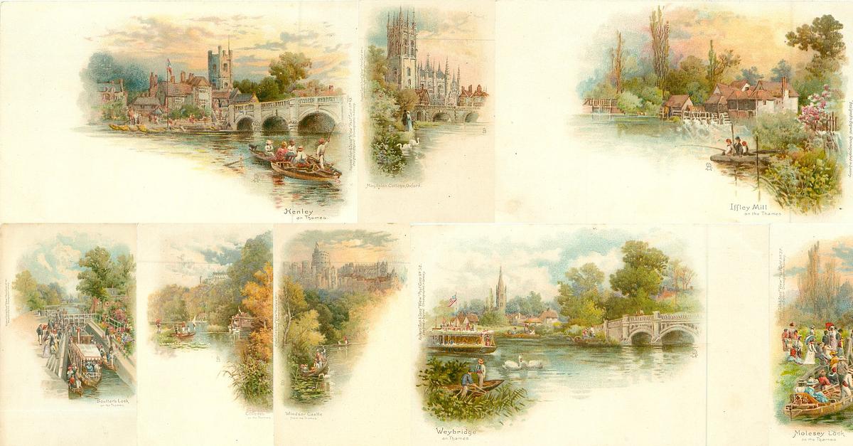 Set: Thames views, Series II. (not on cards) - TuckDB Postcards