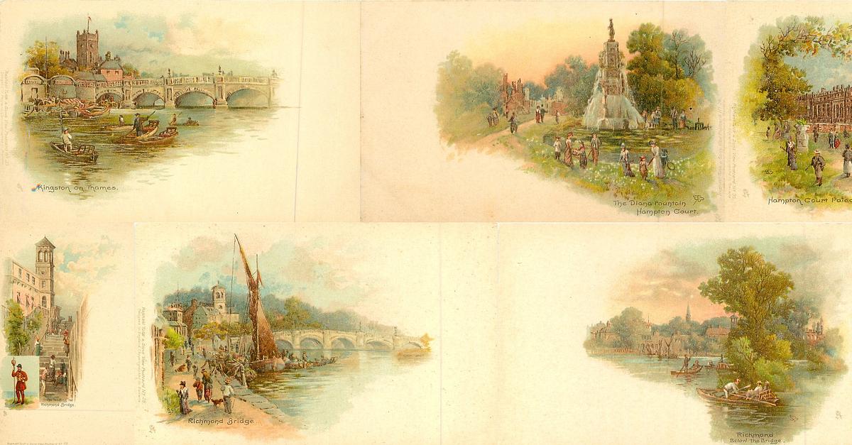 Set: Thames views, series I (not on cards) - TuckDB Postcards