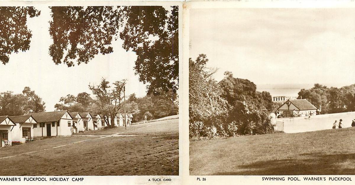 Set: WARNER'S PUCKPOOL HOLIDAY CAMP, Ryde - TuckDB Postcards