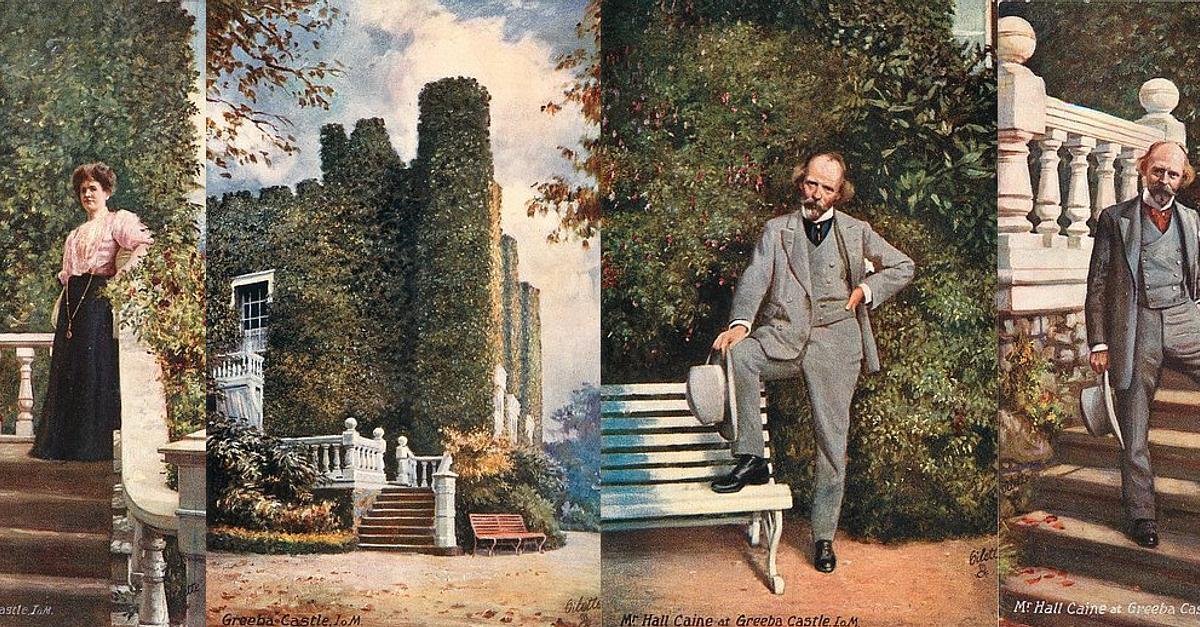 Set: HALL CAINE AT HOME - TuckDB Postcards