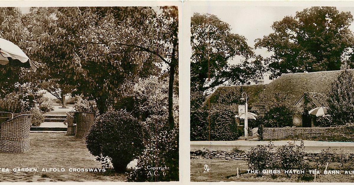 Set: ALFOLD CROSSWAYS, REAL PHOTOGRAPH - TuckDB Postcards