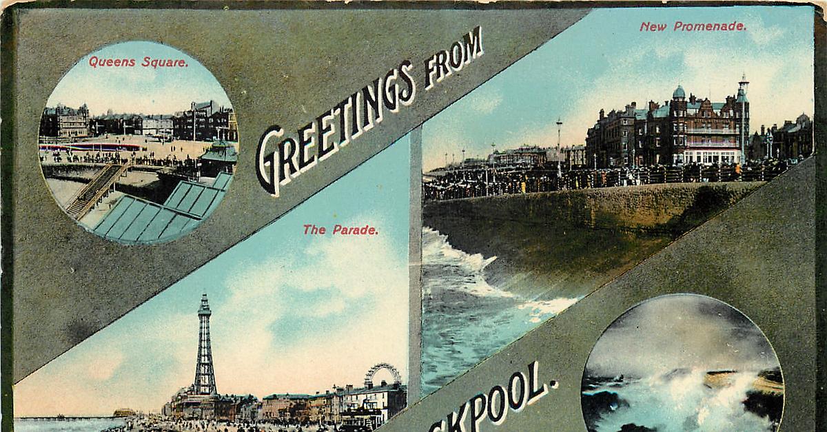 Set: BLACKPOOL (1625) - TuckDB Postcards