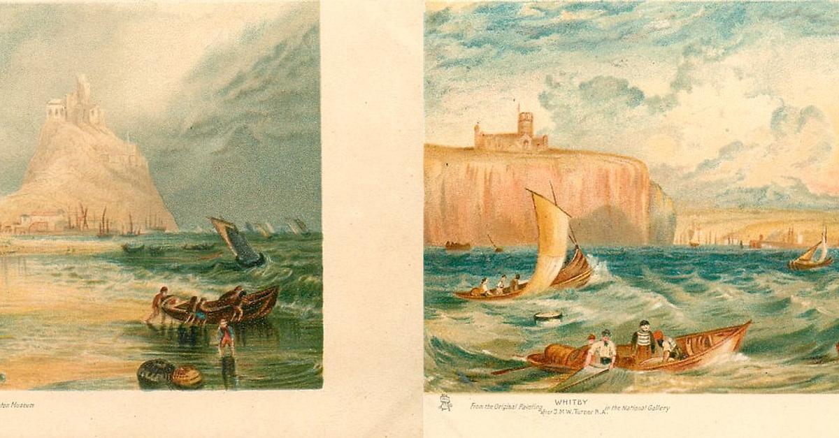 Set: gallery pictures, Turner's coastal scenes - TuckDB Postcards