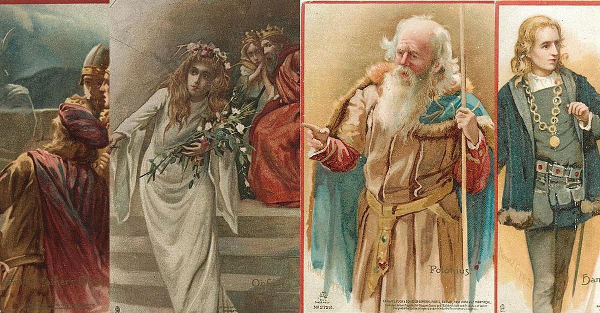 Set: Shakespearean characters - TuckDB Postcards