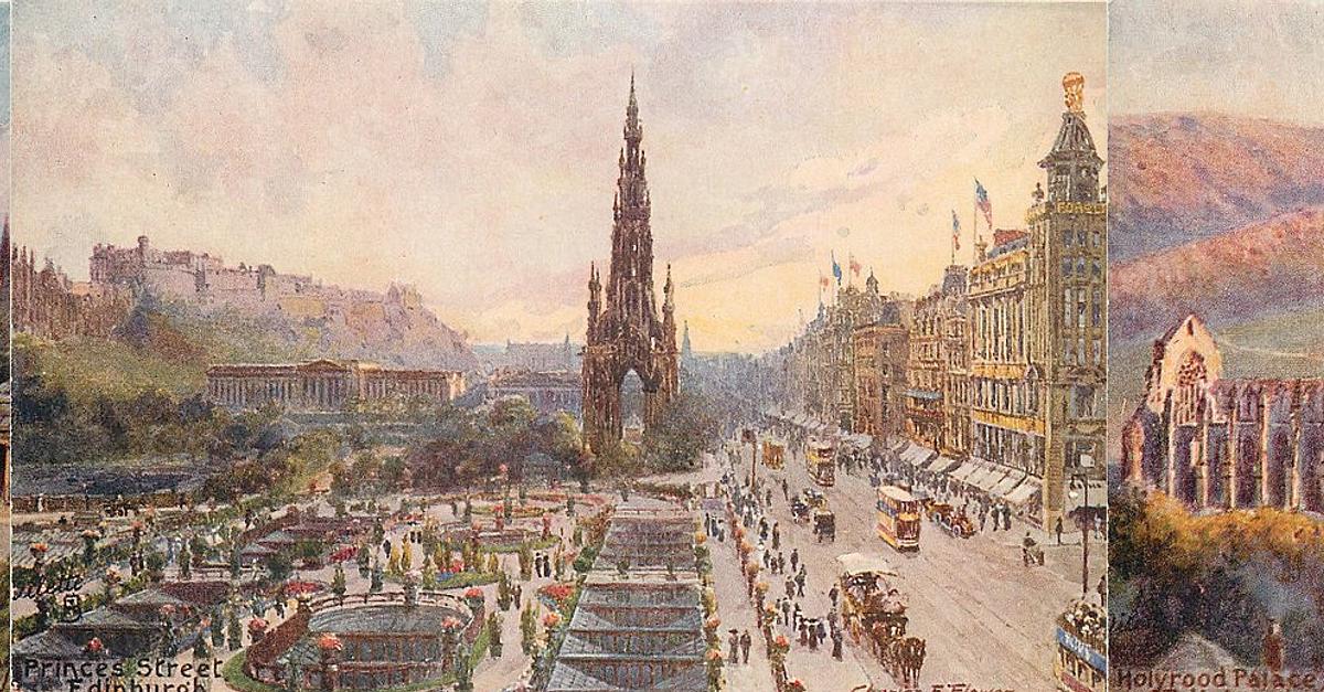 Set: MODERN ATHENS - EDINBURGH - TuckDB Postcards