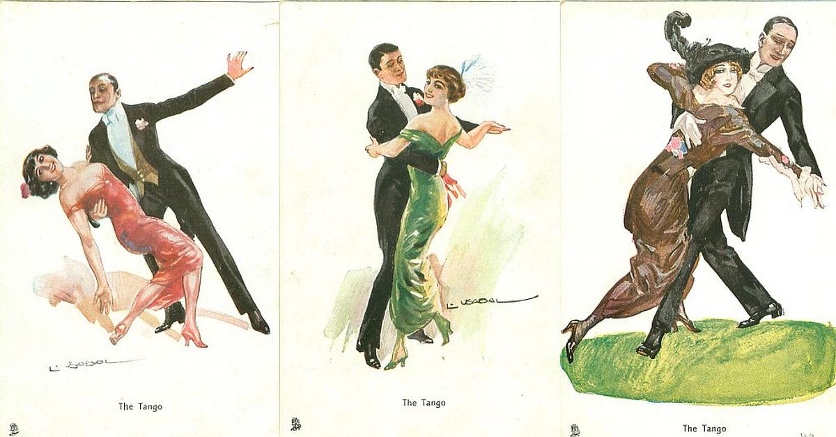 Set: THE "TANGO" SERIES I. - TuckDB Postcards