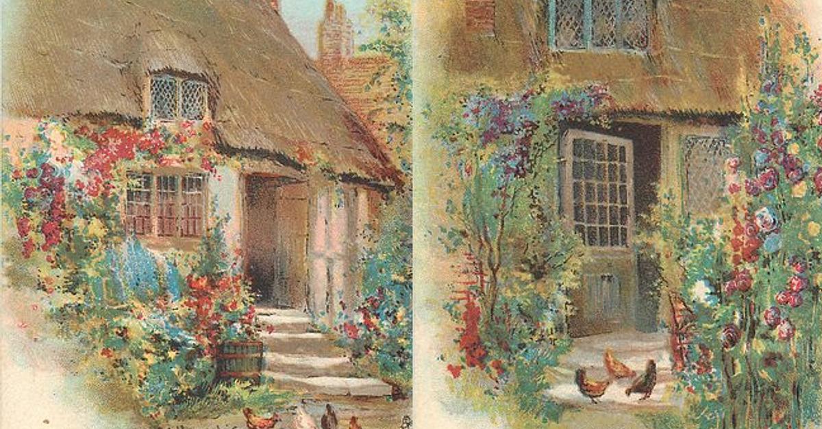 Set: A COTTAGE HOME - TuckDB Postcards