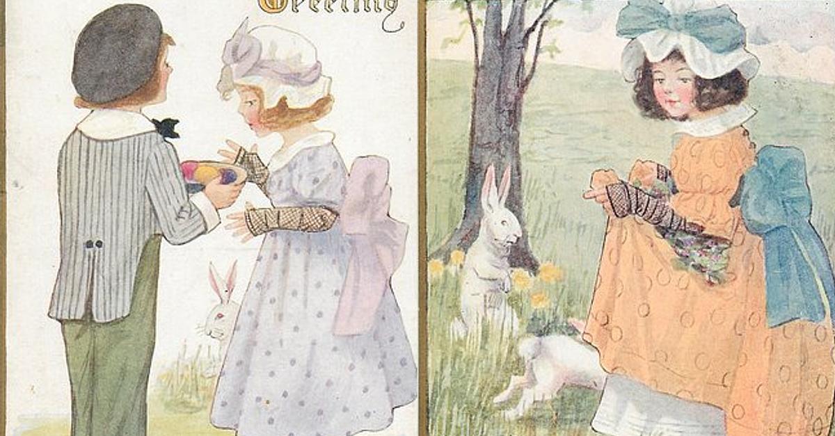 Set: OLD FASHIONED EASTER - TuckDB Postcards