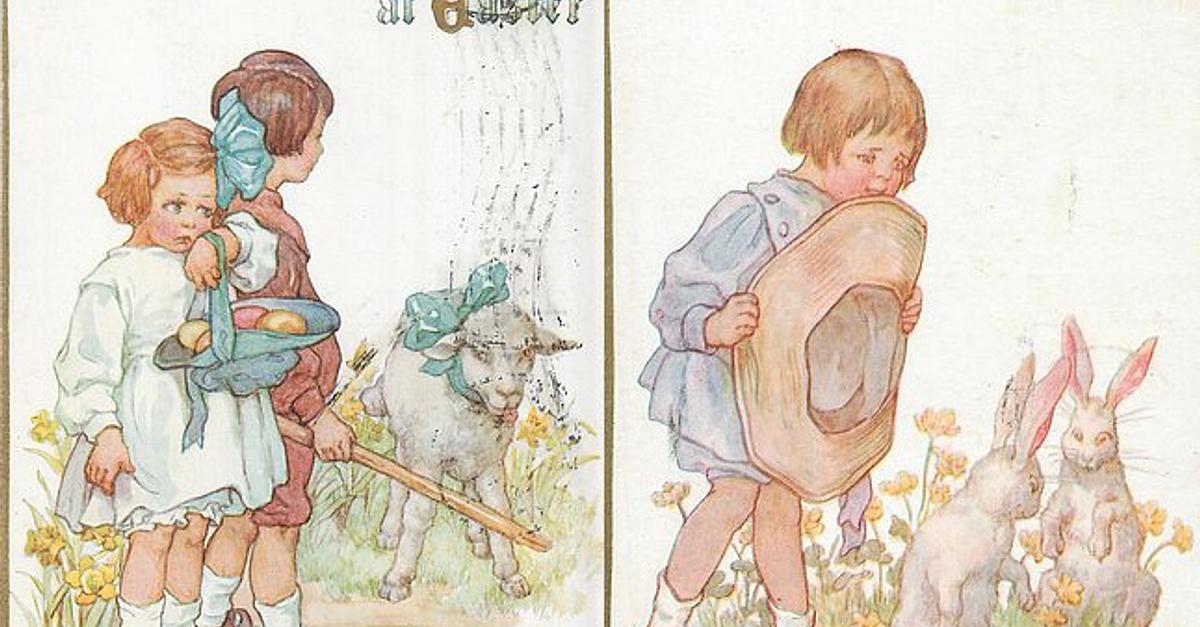 Set: EASTER PLEASURES - TuckDB Postcards
