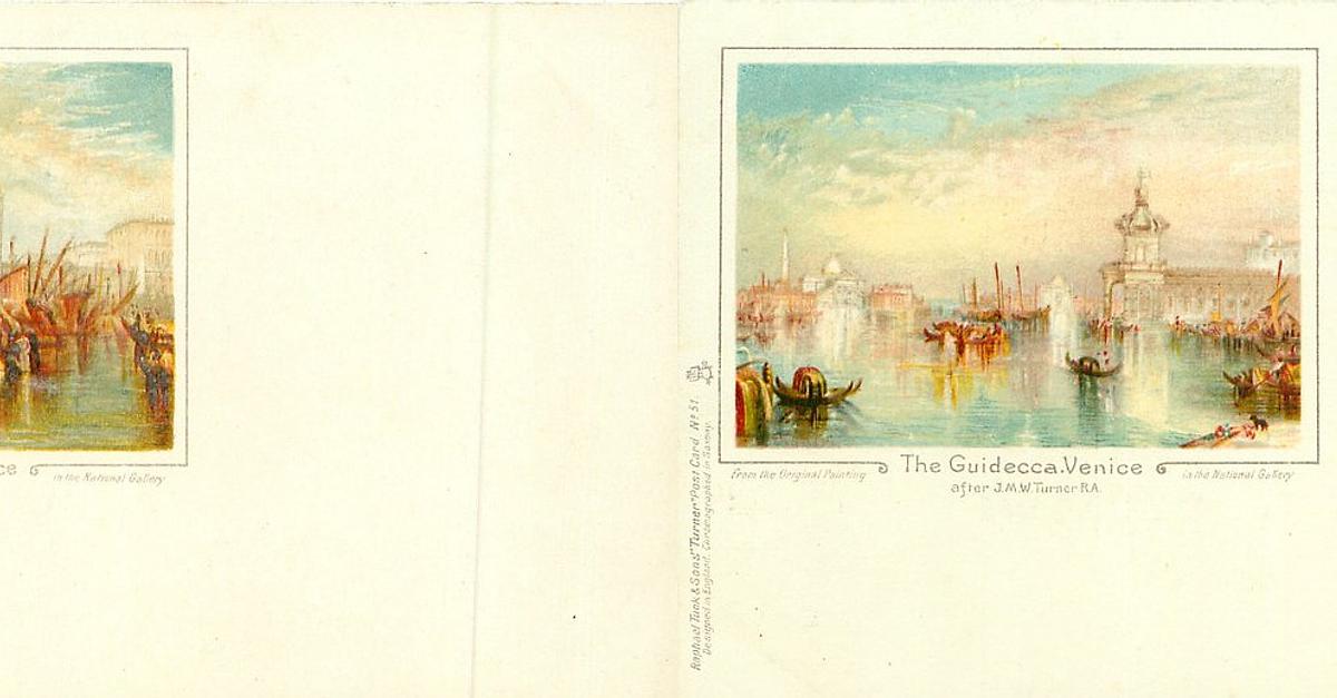 Set: TURNER VENICE - TuckDB Postcards