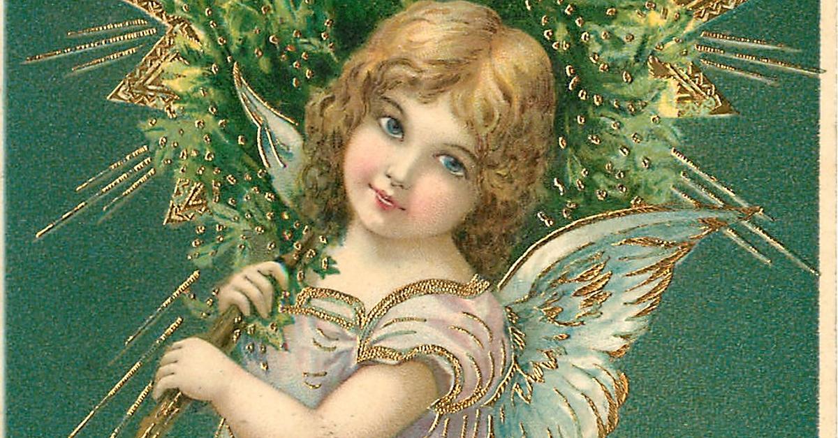Set: CHRISTMAS, angels (8618) - TuckDB Postcards