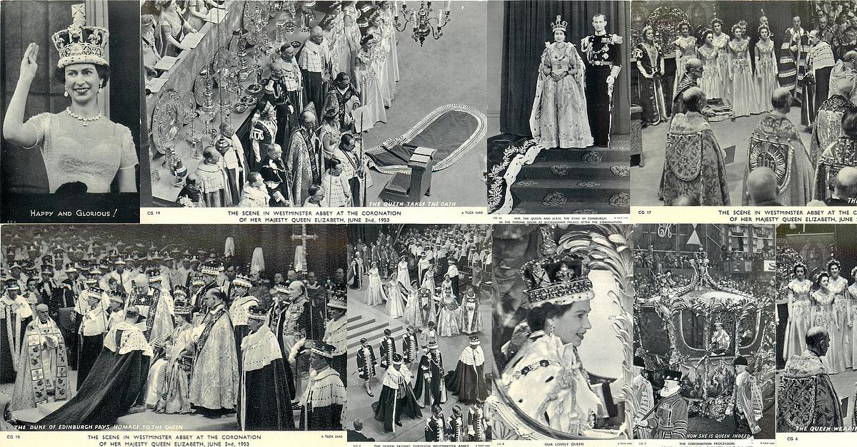 Set: British Royalty, CORONATION DAY POSTCARD with CG prefixes - TuckDB ...