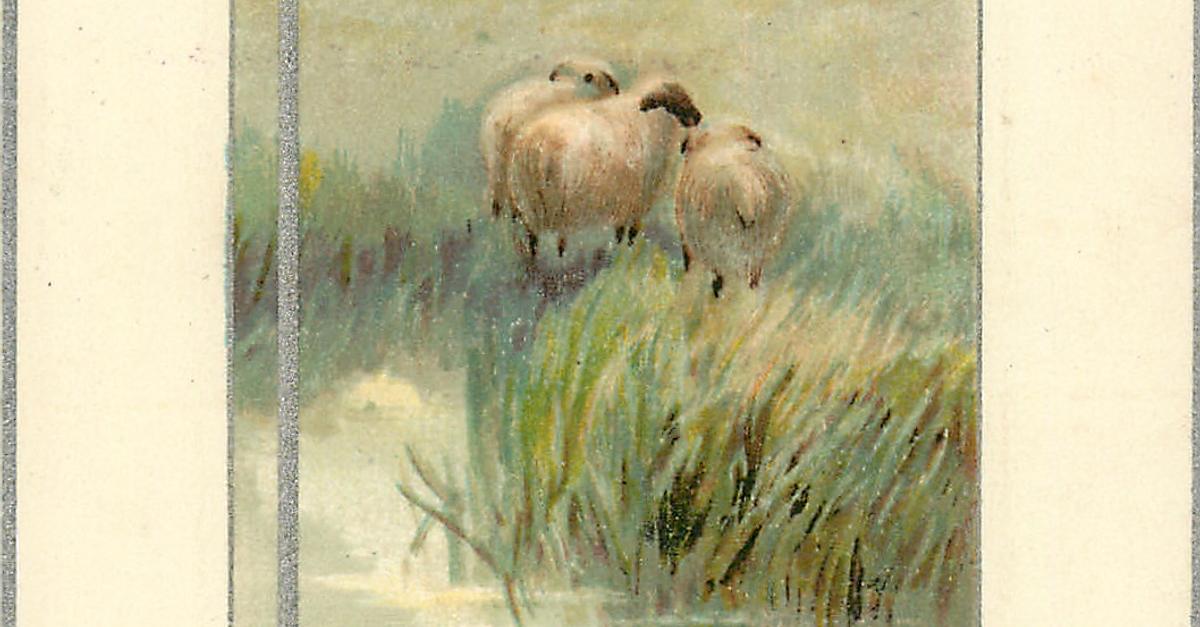 Set: EASTER crosses, rural scenes - TuckDB Postcards
